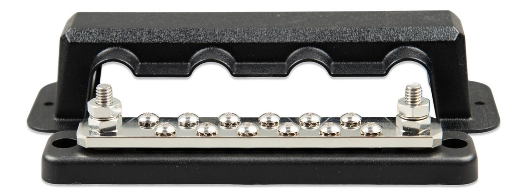 Busbar 250A 2P with 12 screws +cover | WISE Energy Pty Ltd
